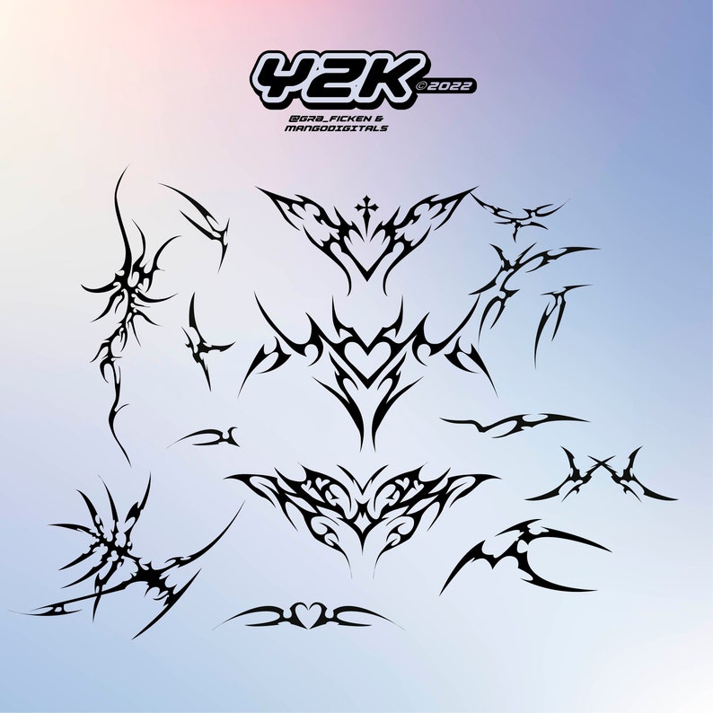 NEO TRIBAL Tattoo Vector Package SVG Cricut Cricut - Etsy