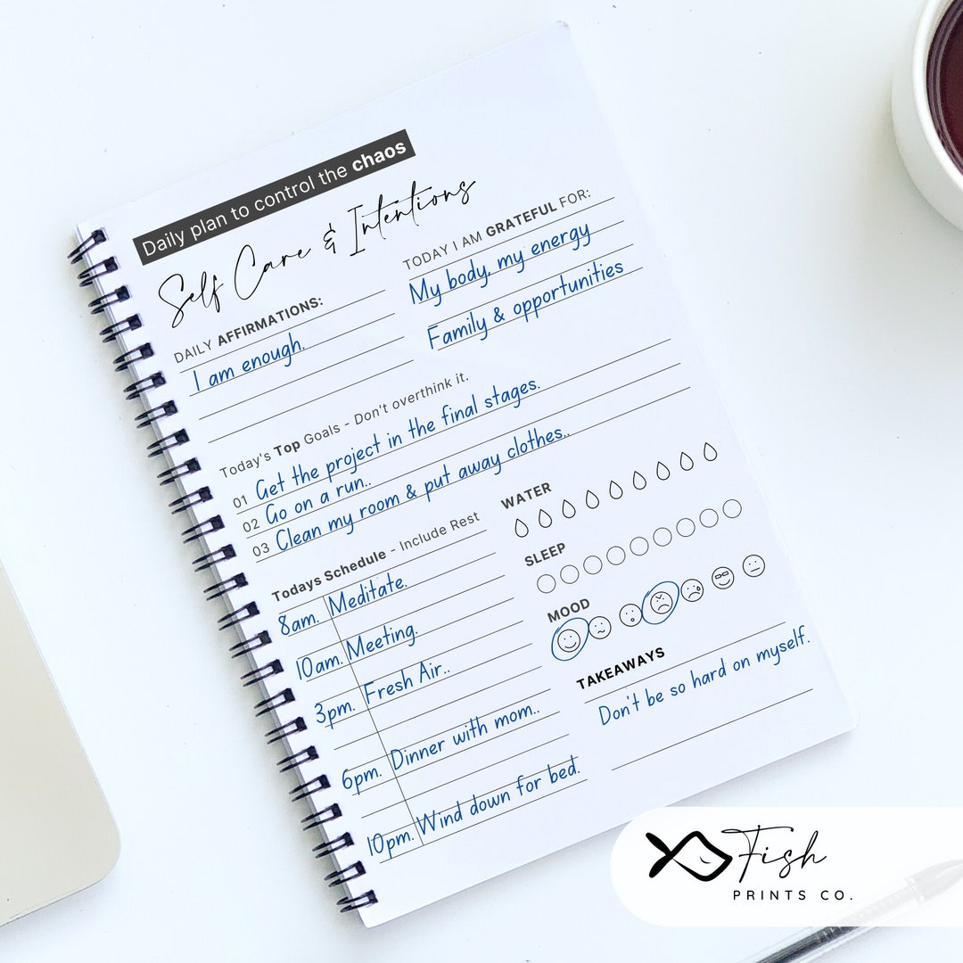 Intention Daily Worksheet | Setting Intentions Digital Download ...