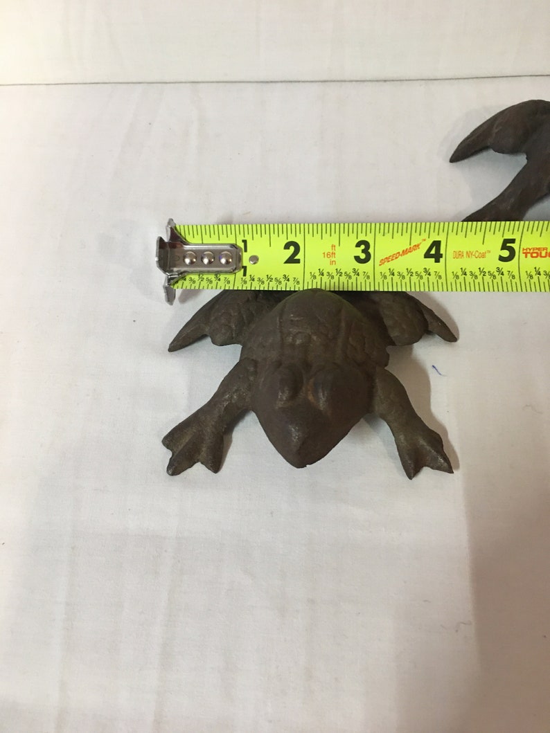 Vintage Cast Iron Frogs - Etsy