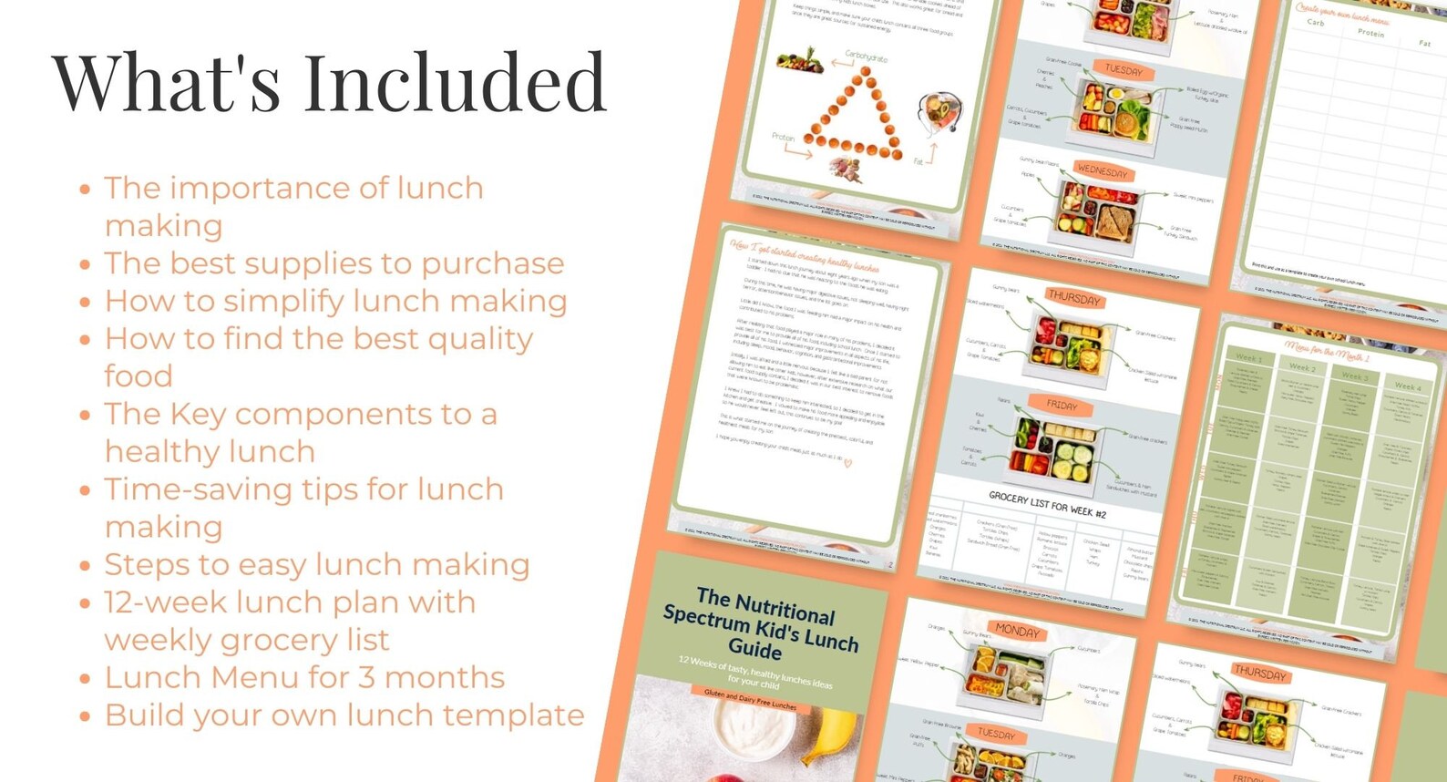 Back to School Lunch Box Ideas for Kids/100+ Lunches /dairy Free Food ...