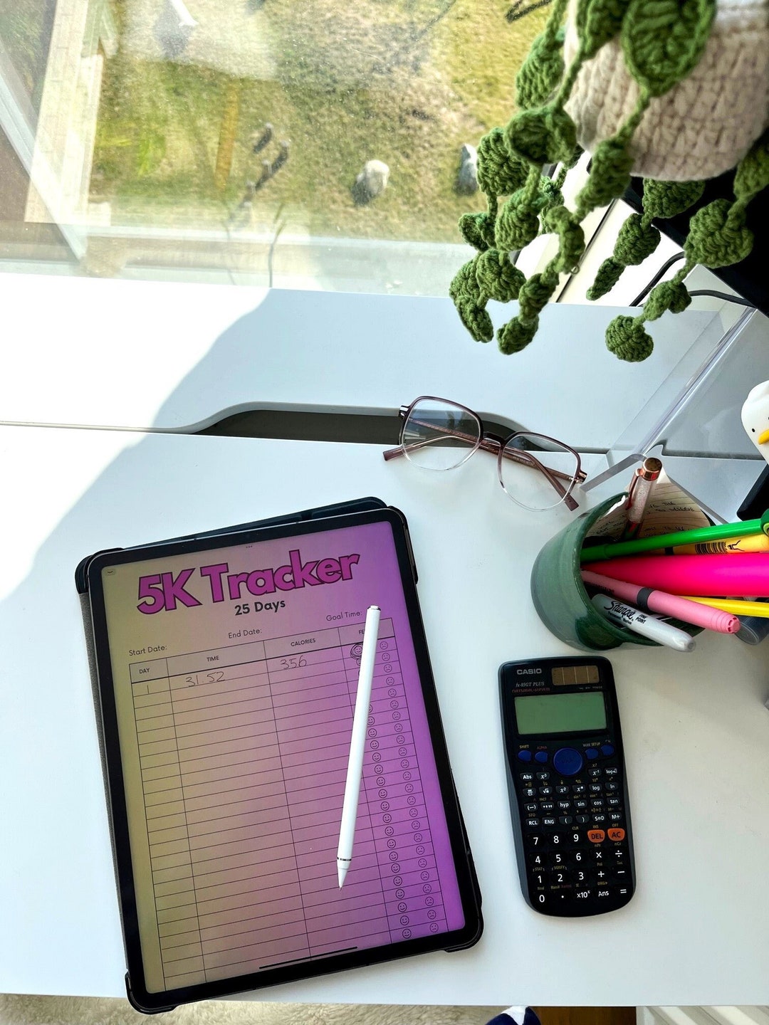 5k Running Tracker, Printable Jogging and Workout Planner, Fitness ...