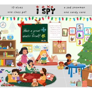 Christmas Winter I Spy Activities - Etsy