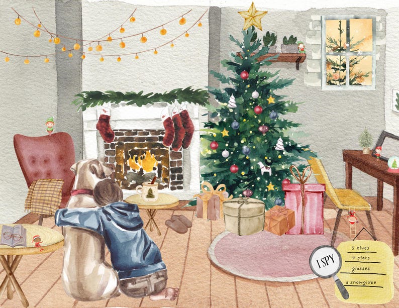 Christmas Winter I Spy Activities - Etsy