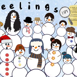 Christmas Winter I Spy Activities - Etsy