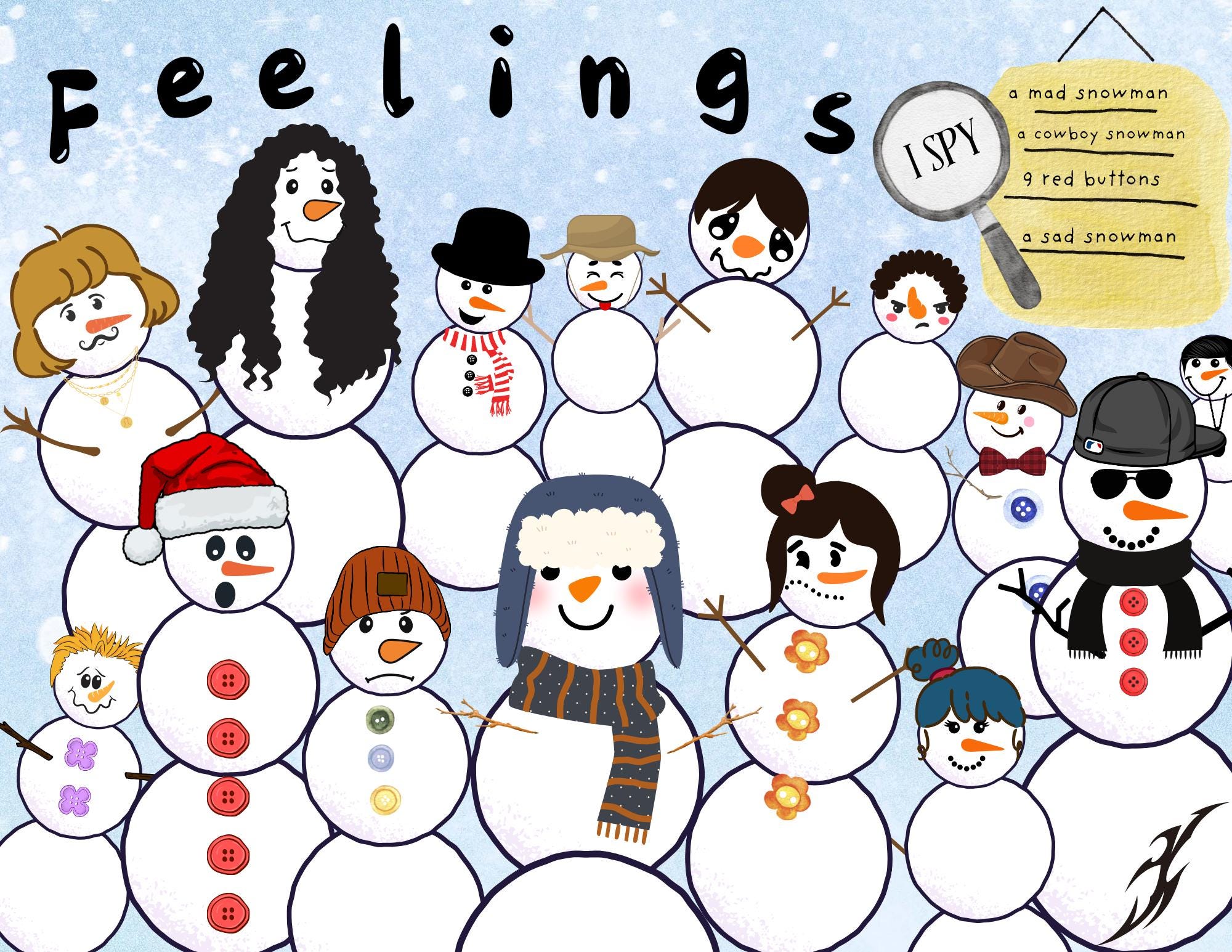 Christmas Winter I Spy Activities - Etsy