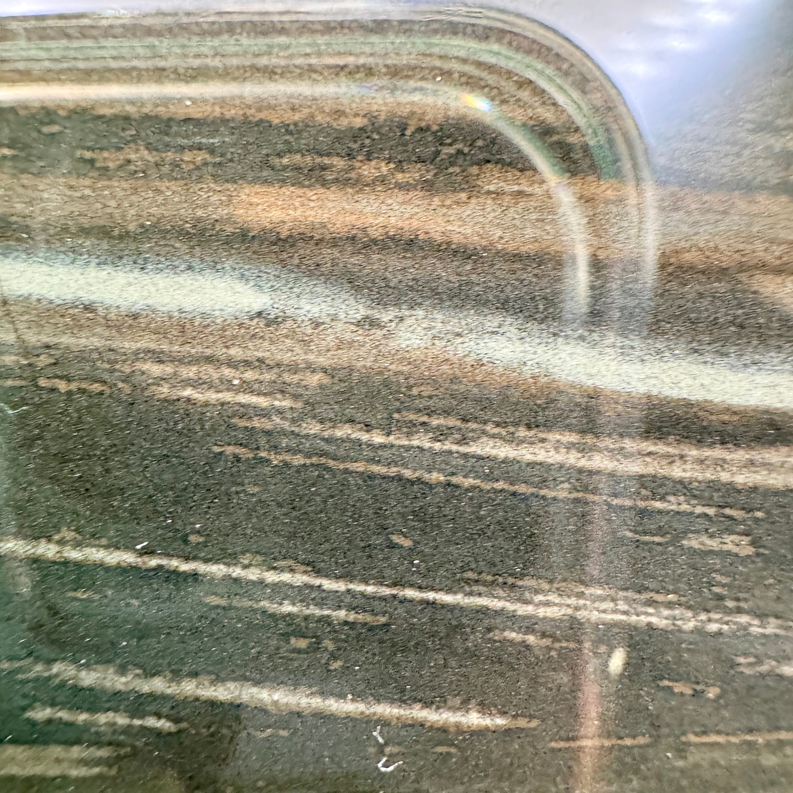 Banded Basalt Half Cut and Resin Enhanced - Etsy