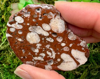 Mock Blue Lightning Stone Half Cut and Resin Enhanced - Etsy