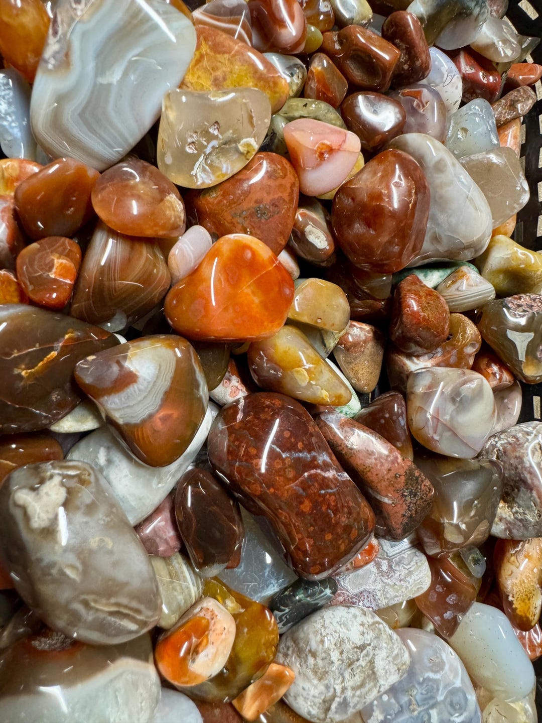6–8 Oz Tumbled Stone Scoop – Hand-found Minnesota Rocks - Etsy