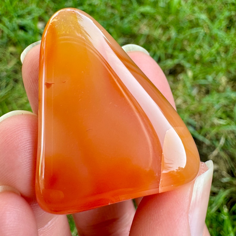 6 Polished Rocks and Minerals Red Carnelian, Brown Chert, Unakite, Pick ...