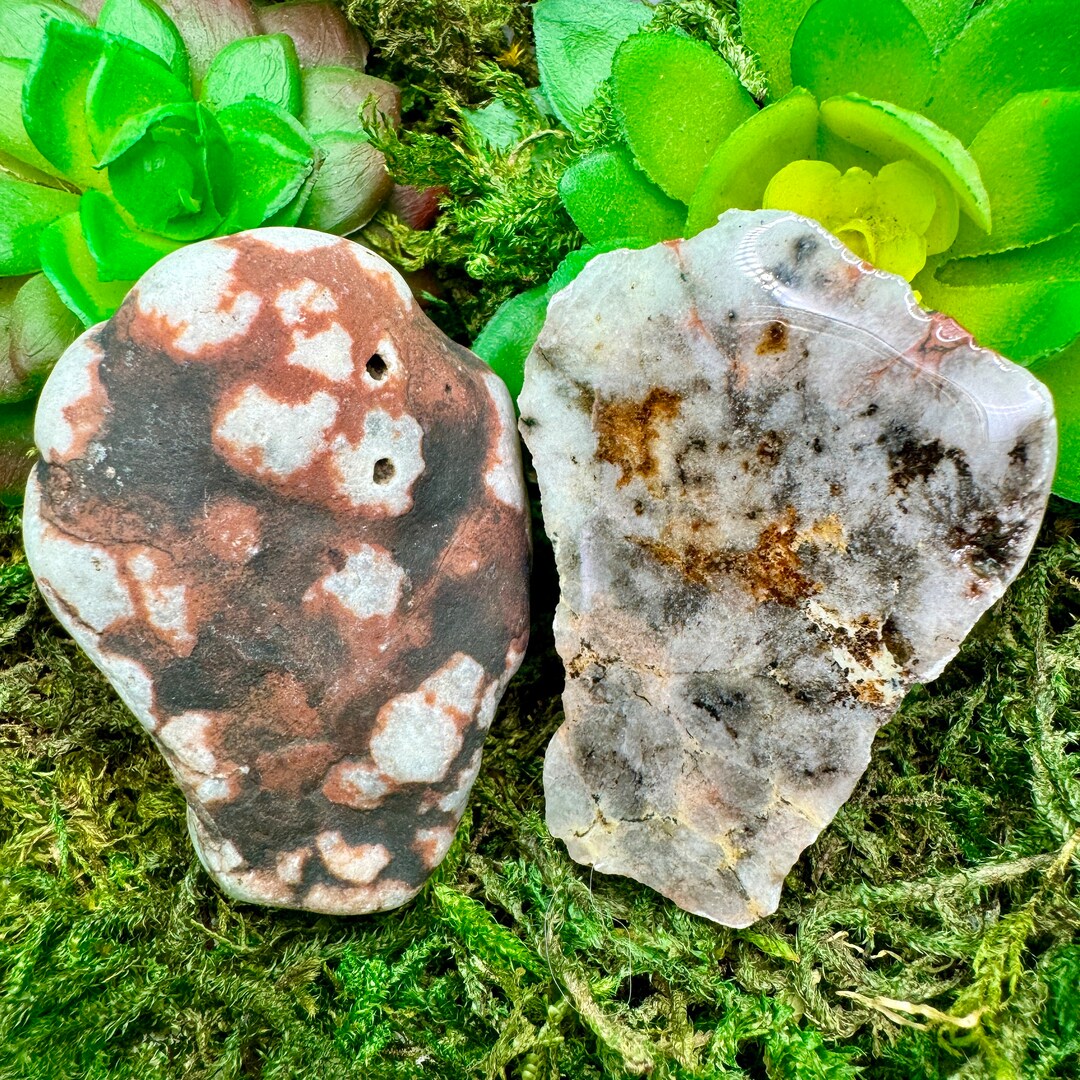 Cauliflower Mystery Rock Cut and Resin Enhanced - Etsy