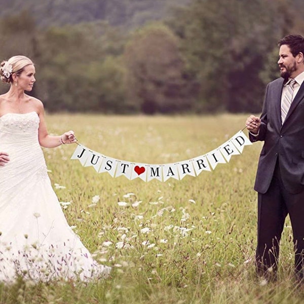 Just Married - Etsy