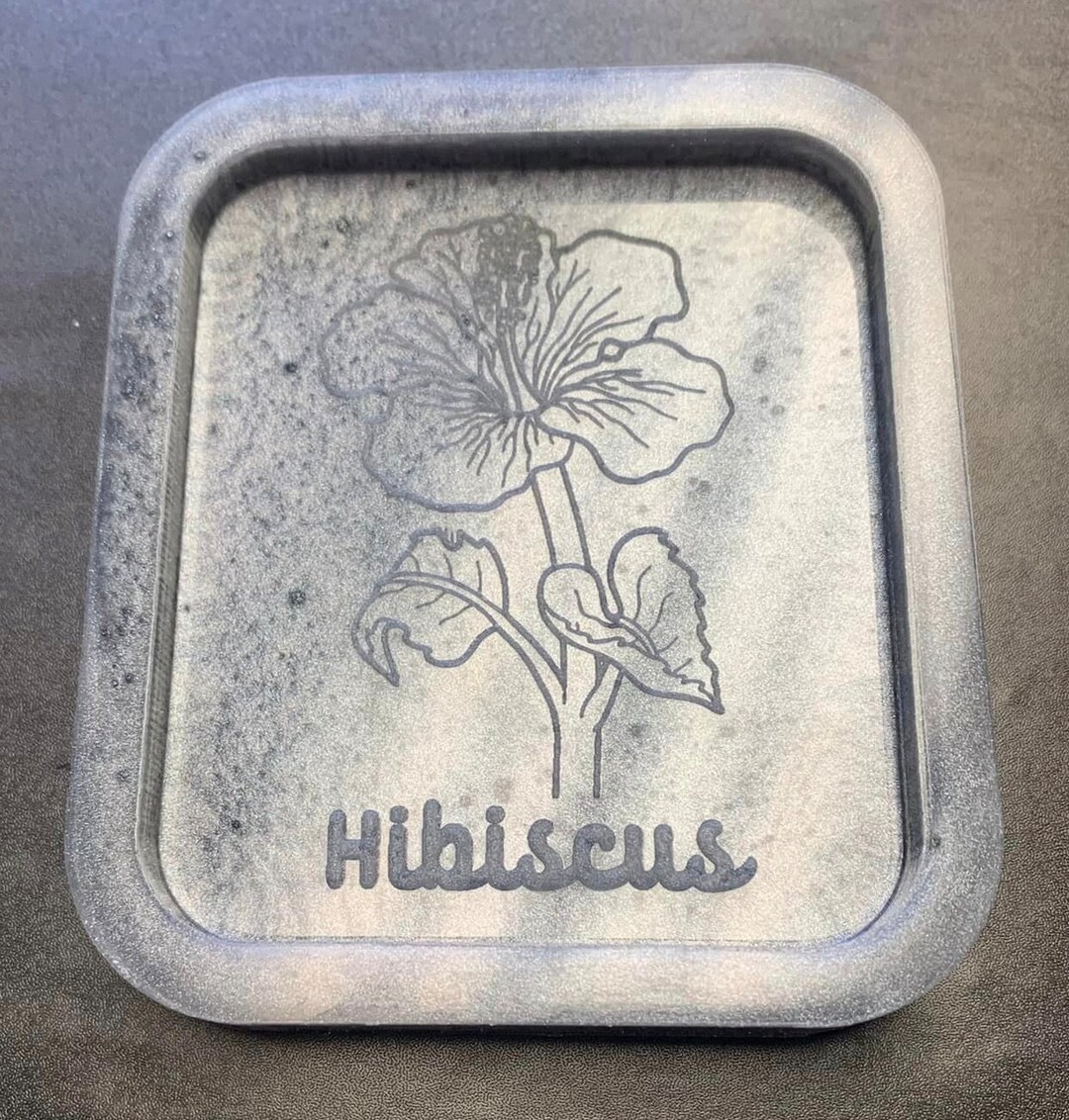 Hibiscus Flower Garden Label : Epoxy Resin Custom Silicone Mold - Etsy