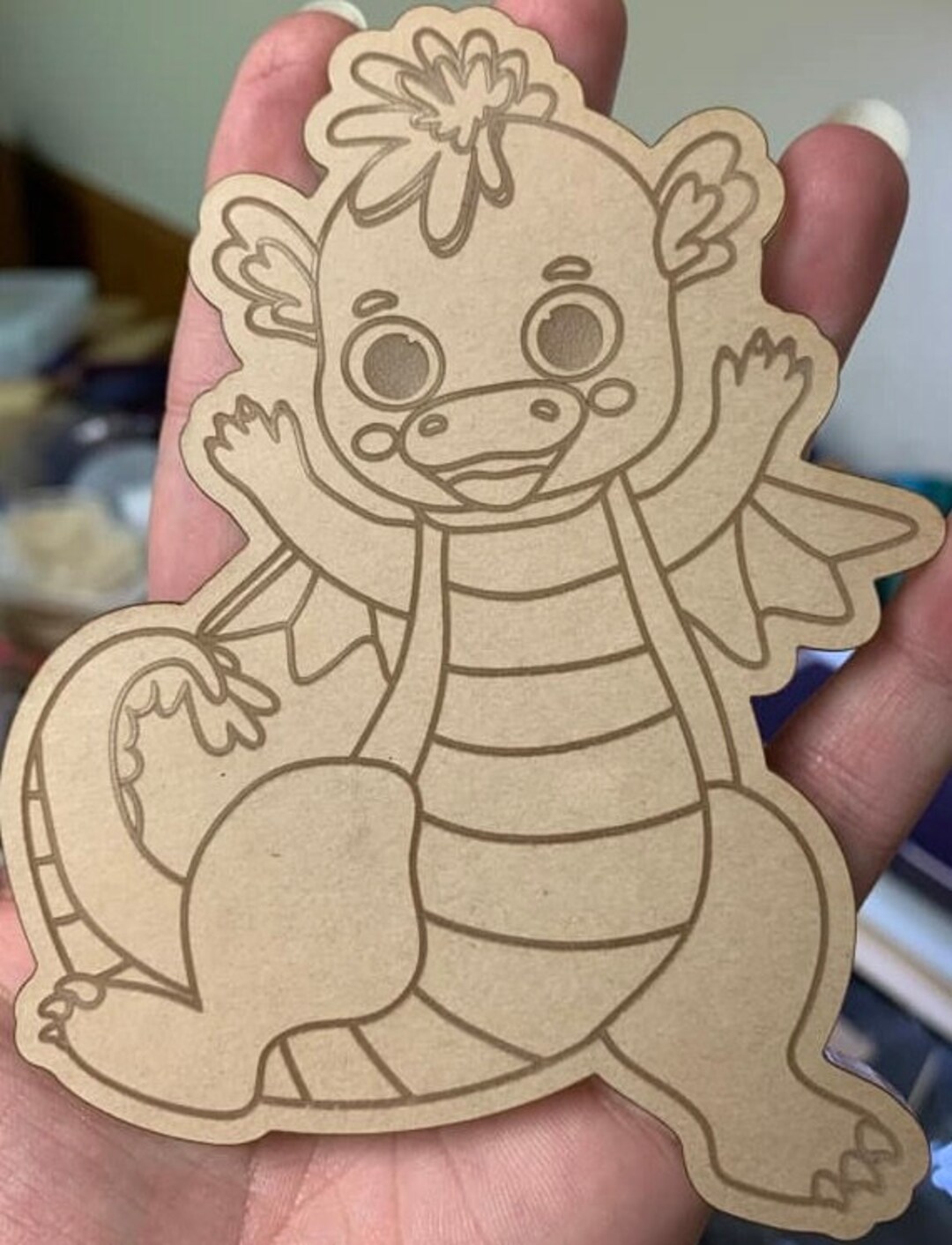 Cartoon Dragon With Arms Up: Epoxy Resin Custom Silicone Mold - Etsy