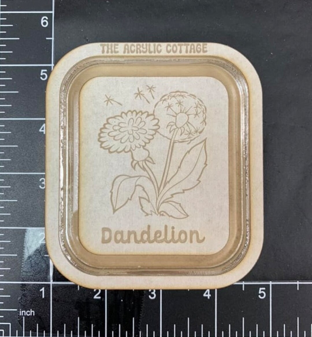 Dandelion Flower Garden Label : Epoxy Resin Custom Silicone Mold - Etsy