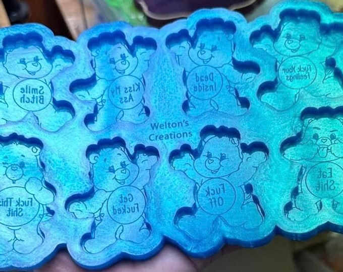 Swear Bear Pallet: Epoxy Resin Custom Silicone Mold - Etsy
