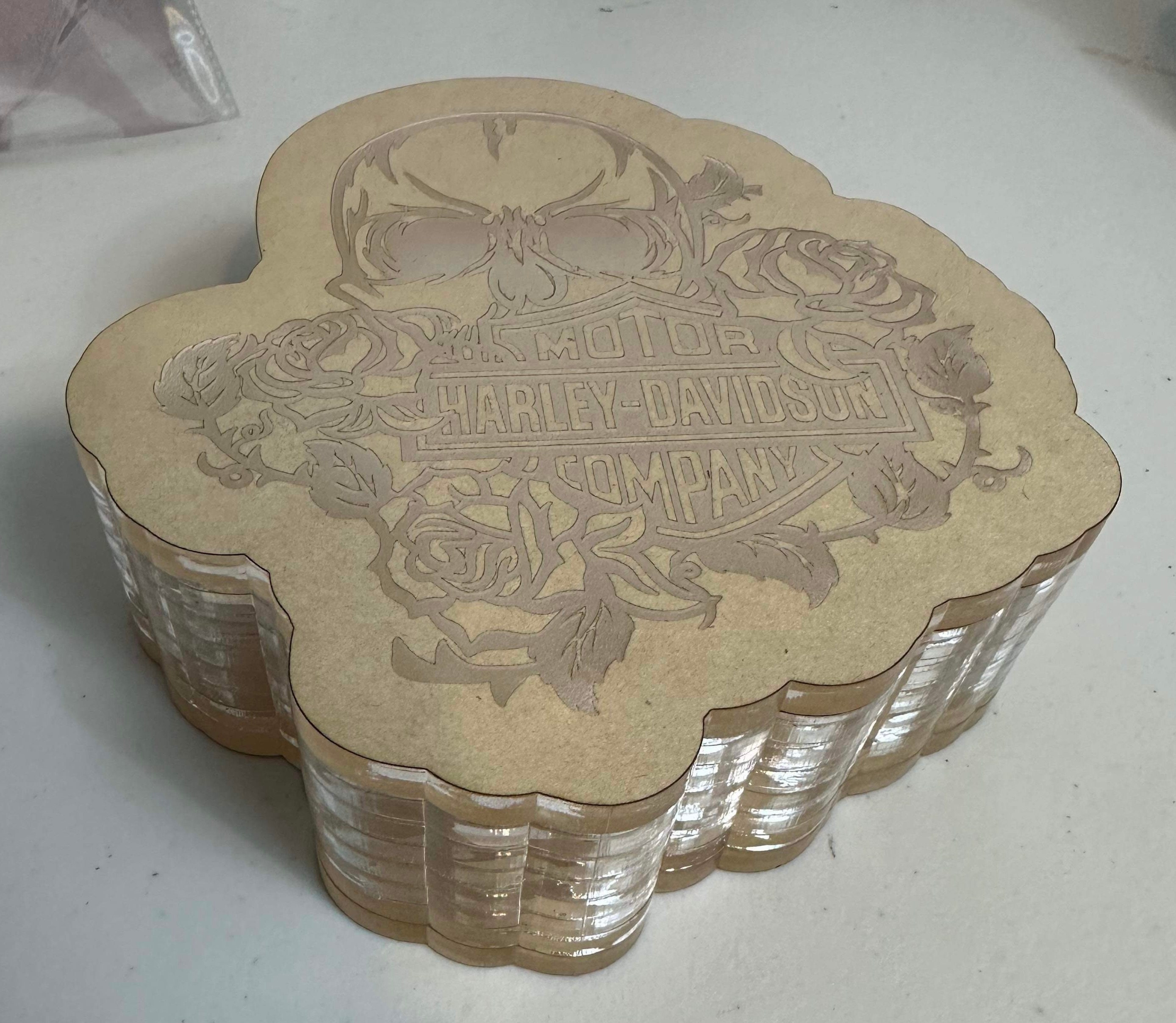 Motorcycle 3D Trinket Box: Custom Silicone Mold for Epoxy Resin - Etsy