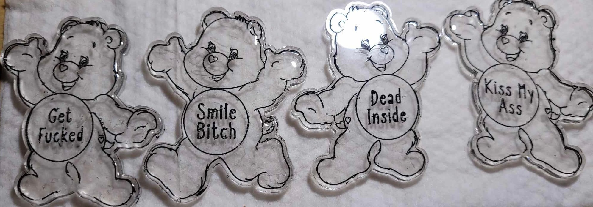 Swear Bear Pallet: Epoxy Resin Custom Silicone Mold - Etsy