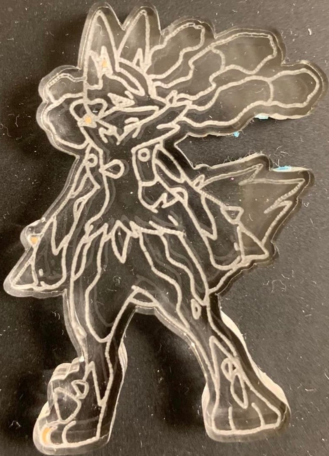 Lucario Pokemon Keychain: Epoxy Resin Custom Silicone Mold - Etsy