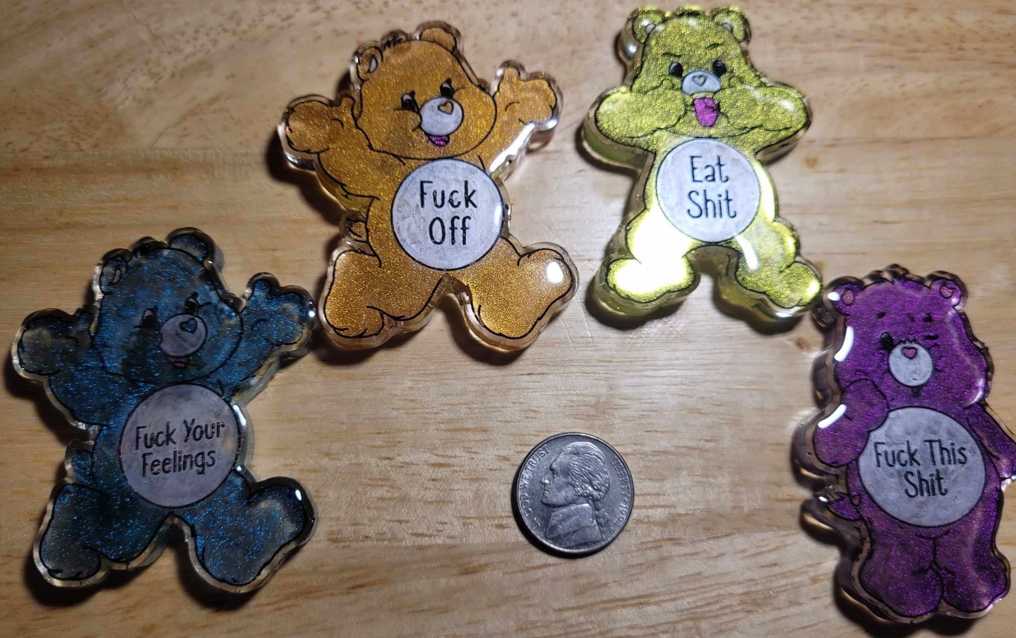 Swear Bear Pallet: Epoxy Resin Custom Silicone Mold - Etsy