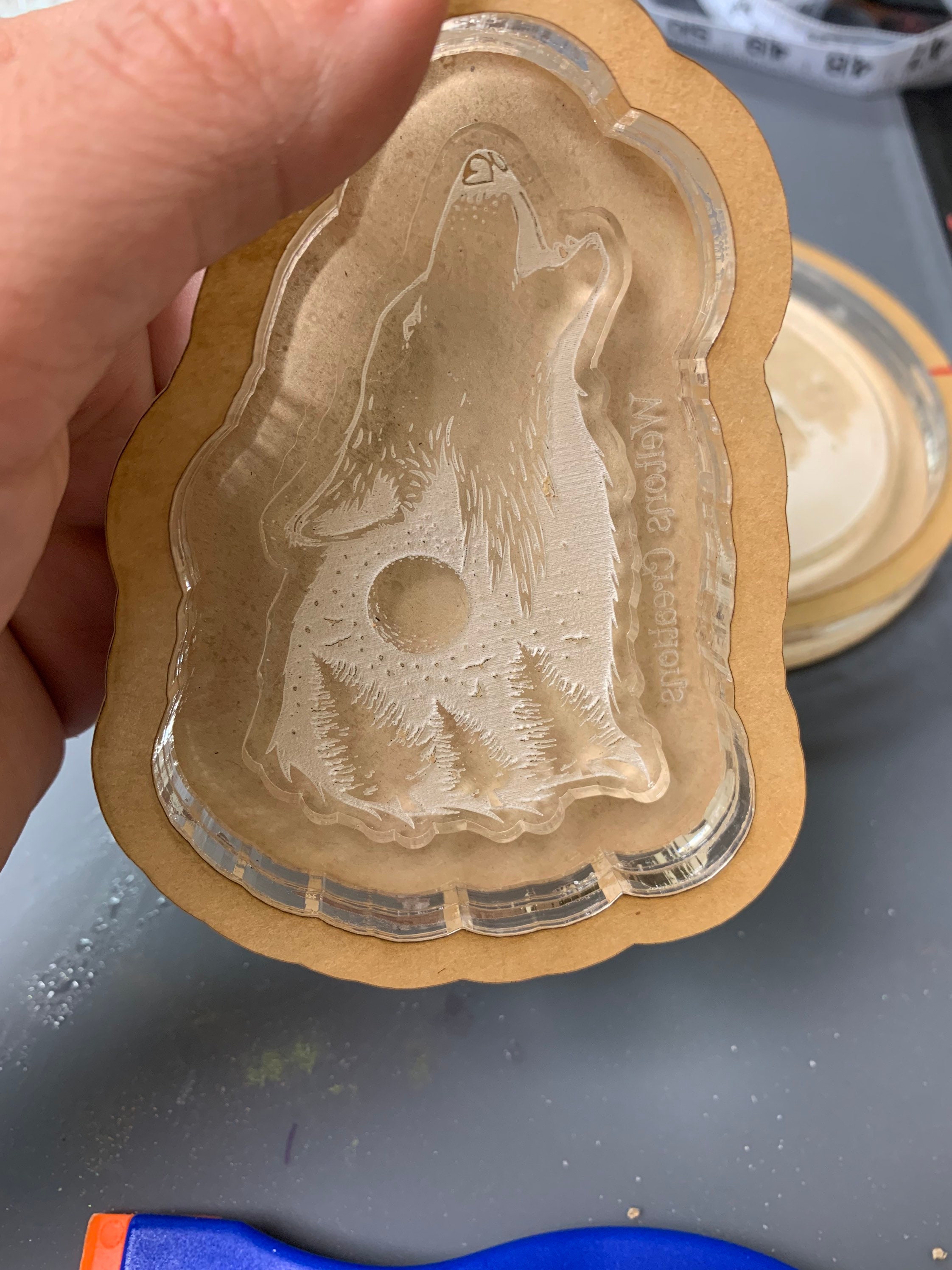 Howling Wolf Mold - Etsy