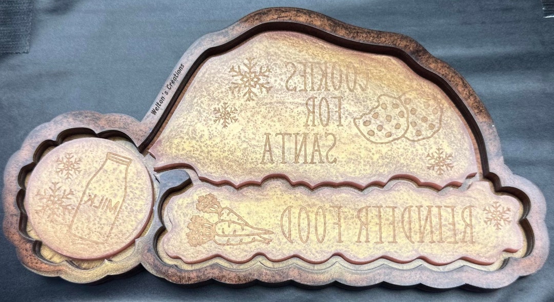 Christmas Hat Tray-food for Santa and Reindeer: Custom - Etsy