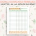 Weekly Checklist Printable Digital Download Planner Insert Habit ...