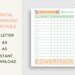 Weekly Checklist Printable Digital Download Planner Insert Habit ...