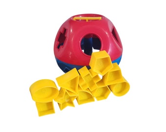 Vintage Tupperware Toys Shape-o Shape Sorter With All Ten Numbered ...
