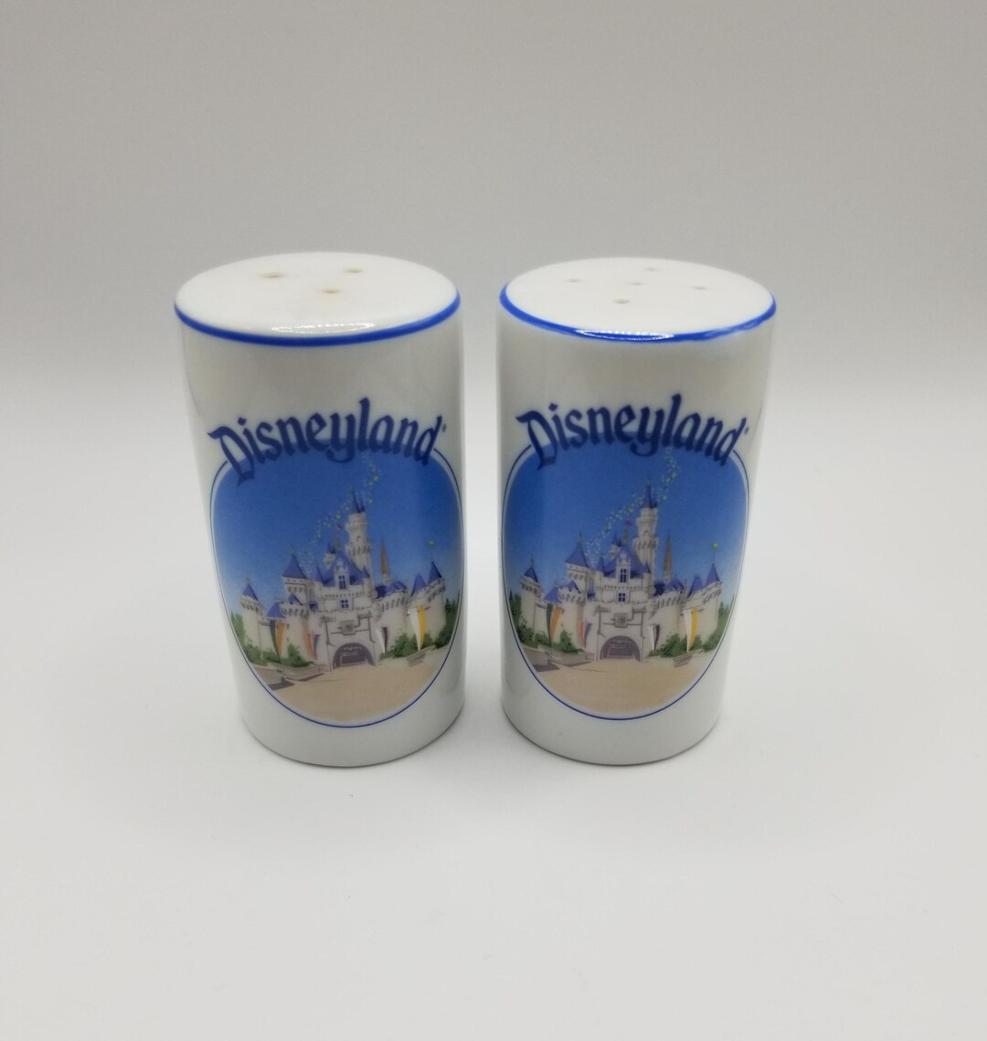 Vintage Disneyland Porcelain Salt & Pepper Shakers - Etsy