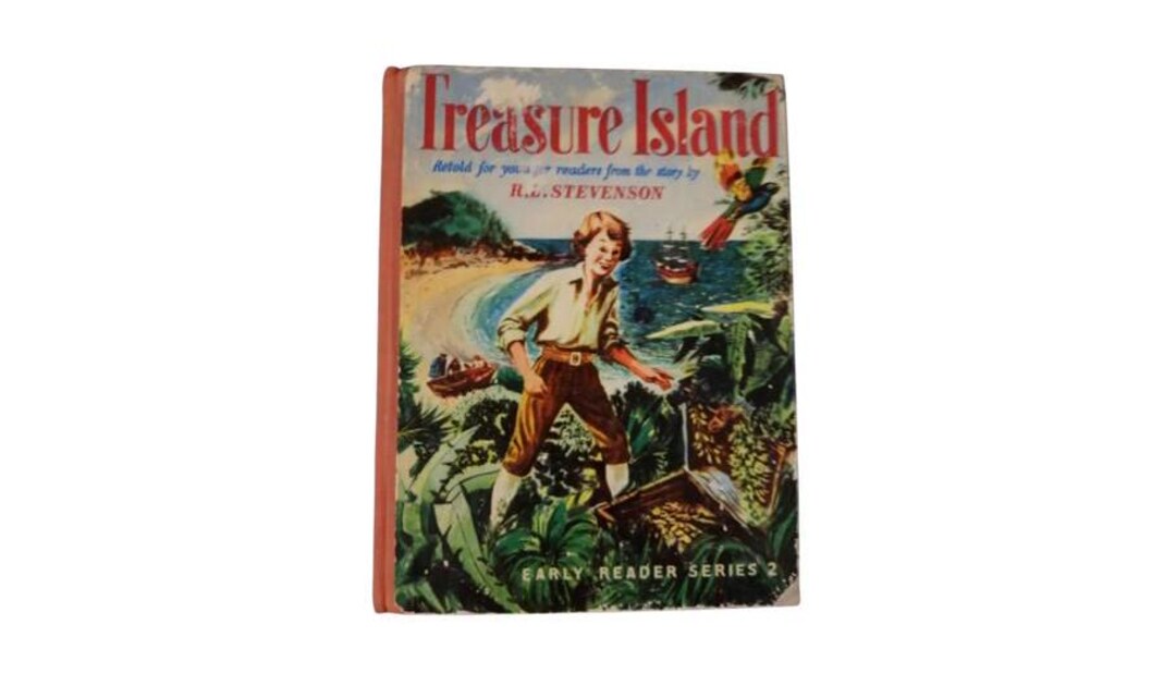 Vintage Treasure Island Book - Etsy
