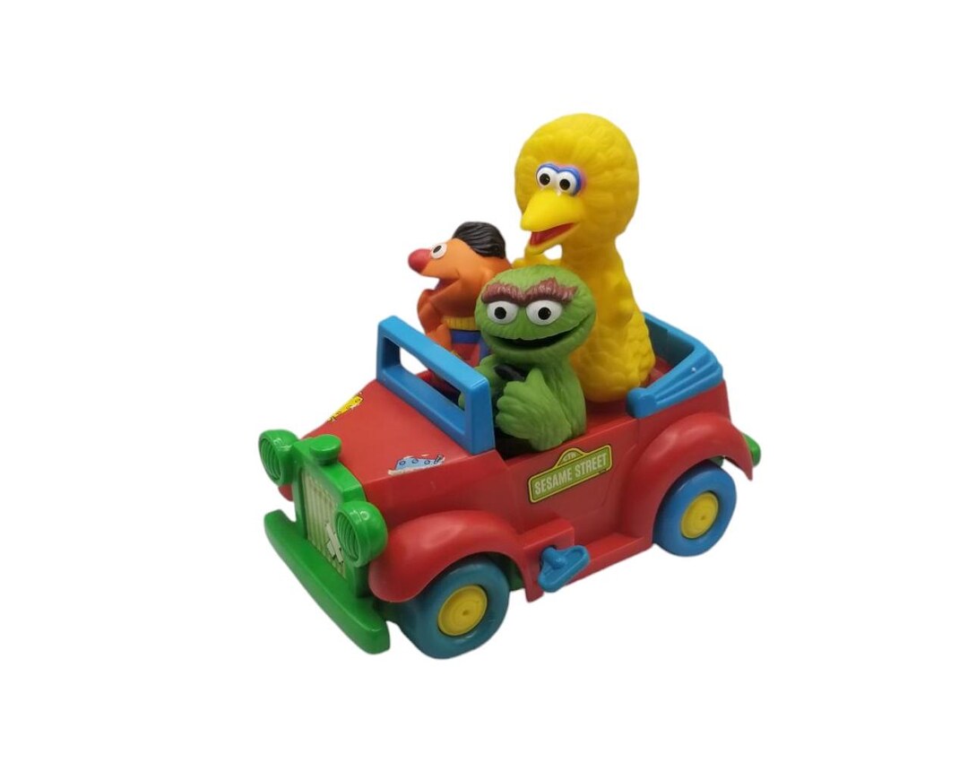 Vintage 1990’s Sesame Street Wind up Toy Car - Etsy