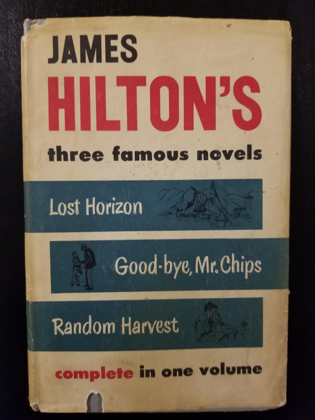 Vintage Book James Hilton's Three Famous Novels in 1 - Etsy