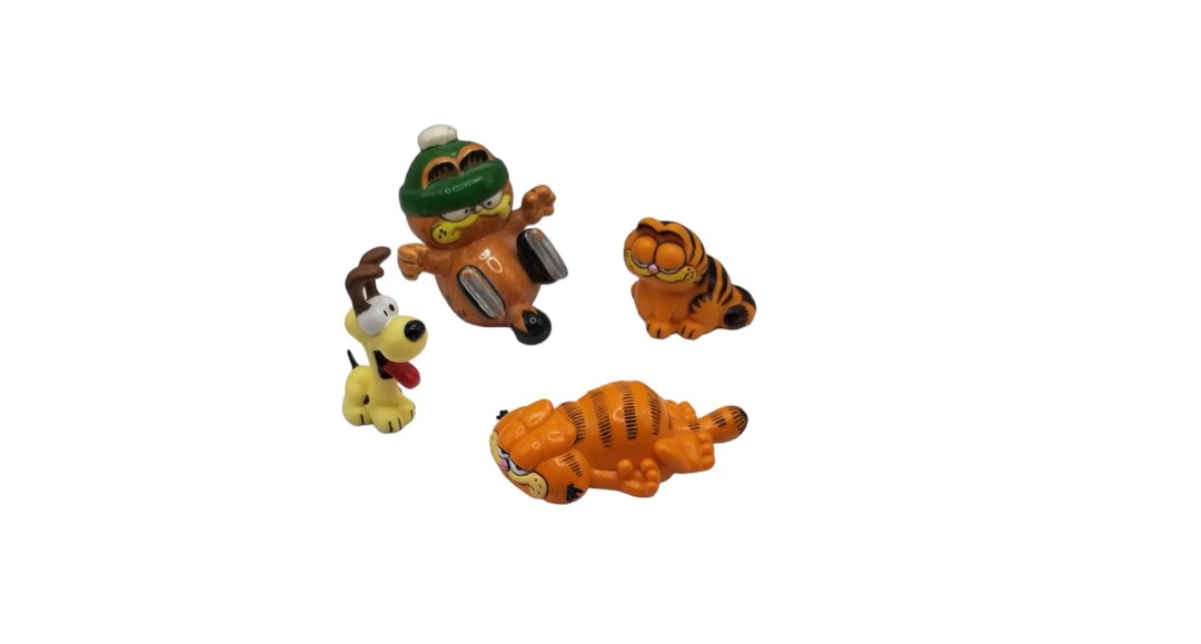 Vintage 1980's Garfield Figures by United Feature Syndicate Inc. - Etsy