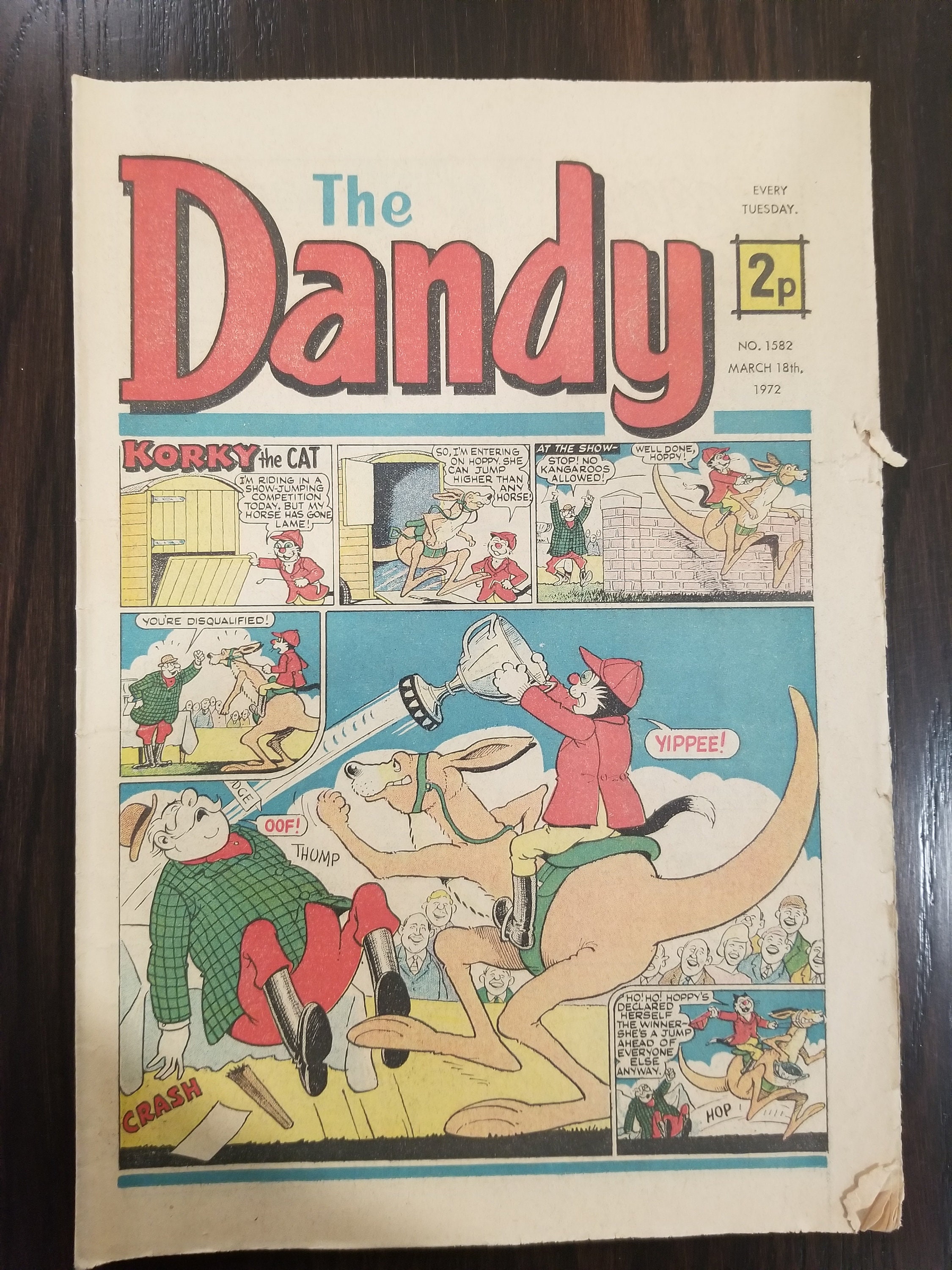 The Dandy No. 1582 March 18th 1972 - Vintage Book - Etsy