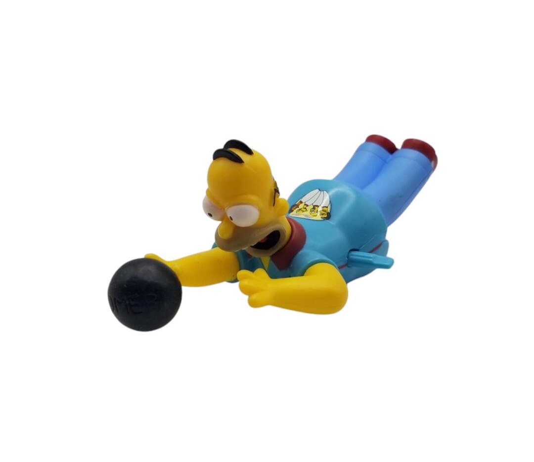 Vintage the Simpsons Bowling Homer Simpson Windups Toy - Etsy