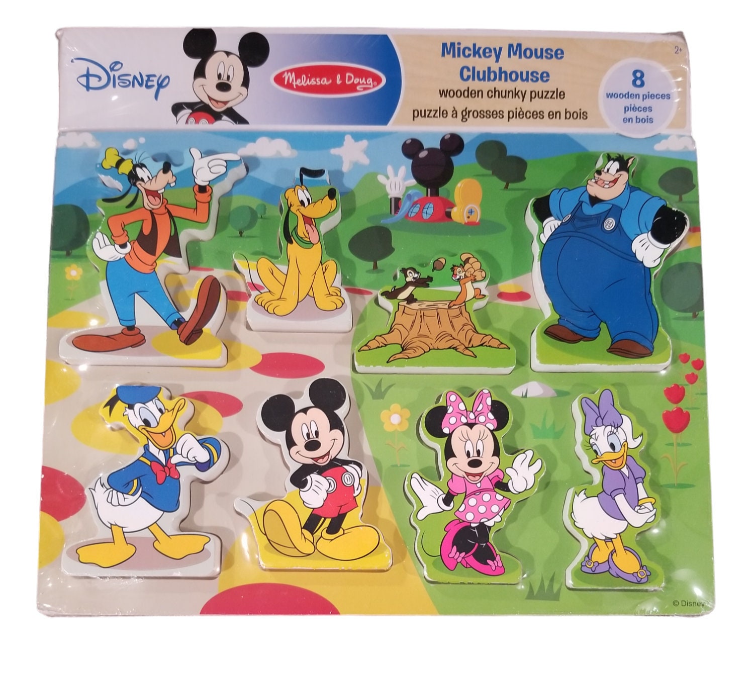 Melissa & Doug Disney Mickey Mouse Clubhouse Chunky Wooden Puzzle NEW ...