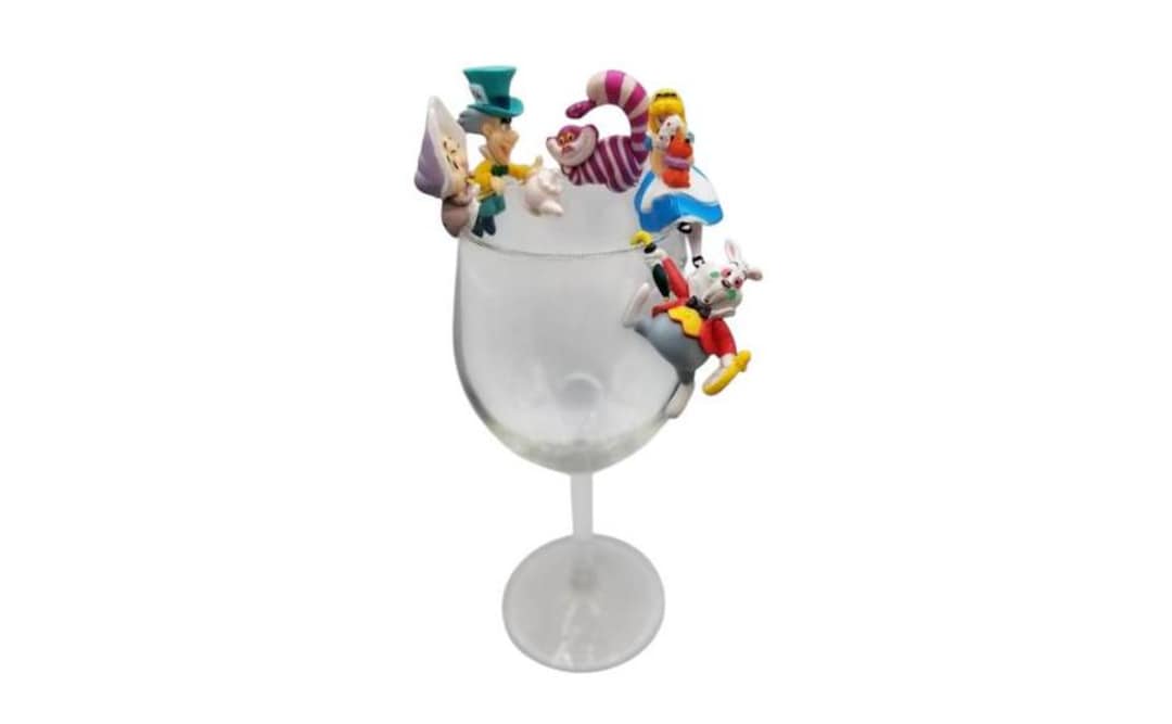 Alice in Wonderland Cup Edge Hanging Figurines - Etsy