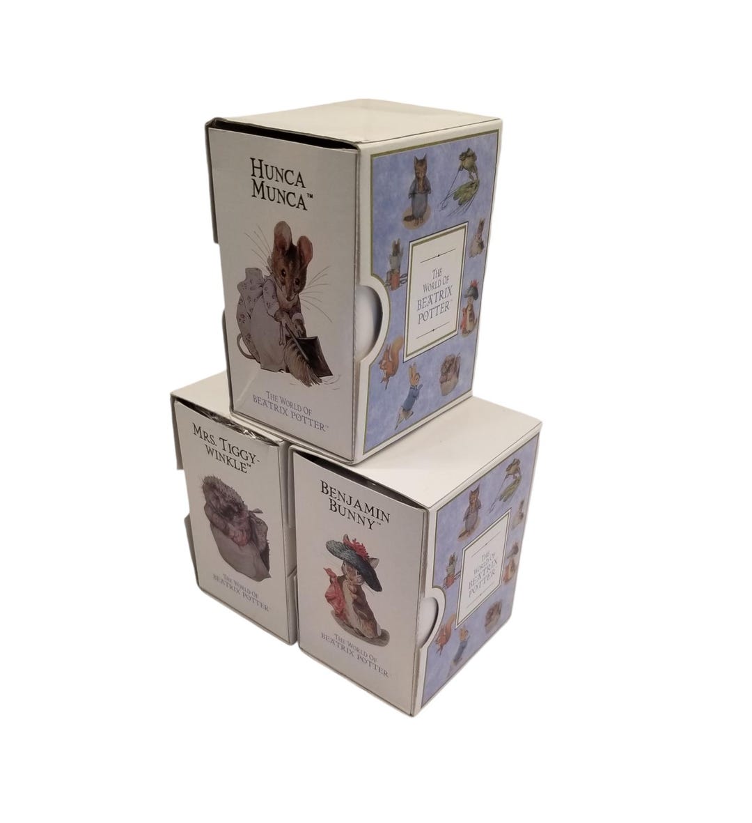 Vintage 1990’s the World of Beatrix Potter Figurines – NEW IN BOX - Etsy