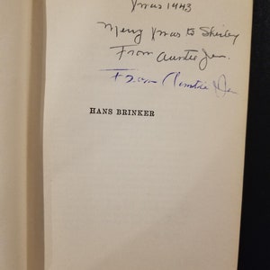 Hans Brinker Vintage Book - Etsy