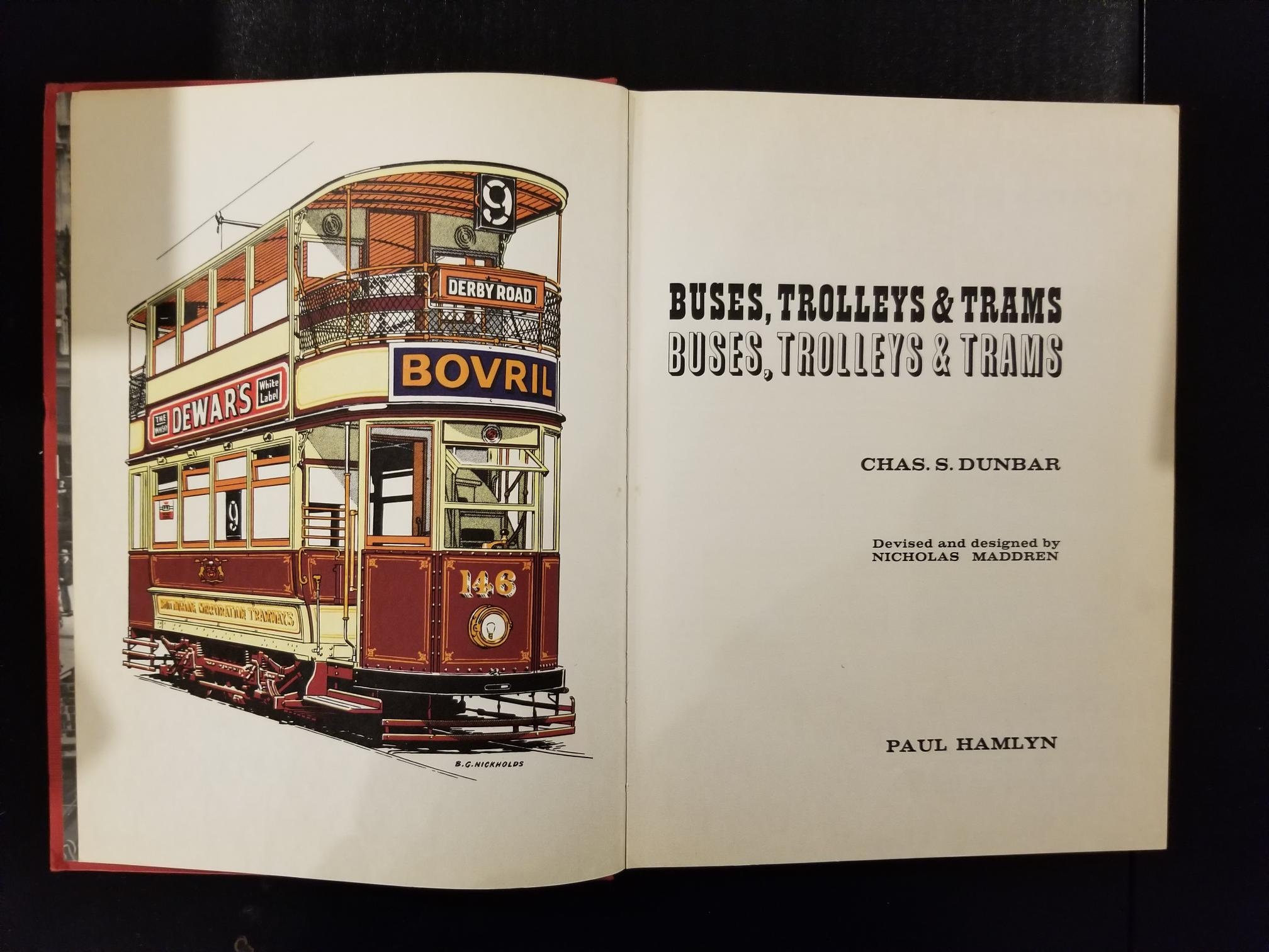 Vintage Book Buses, Trolleys and Trams - Etsy