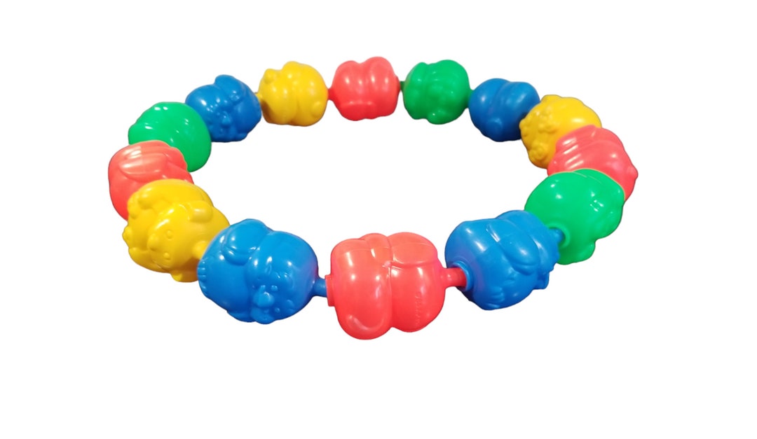 Vintage 1980's Fisher-price Snap-lock Beads 14 Pcs - Etsy