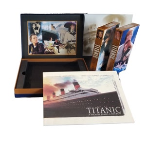 1997 Titanic Box Set Collectors Edition VHS Book Film - Etsy