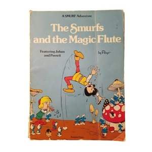 The Smurfs and the Magic Flute - Vintage Books - Etsy