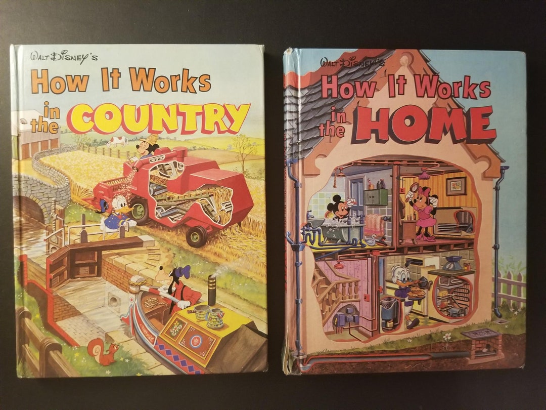 Walt Disney's How It Works Books Vintage Book - Etsy