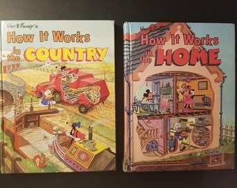 Walt Disney's How It Works in Industry Large Hardcover Book 1982 ...