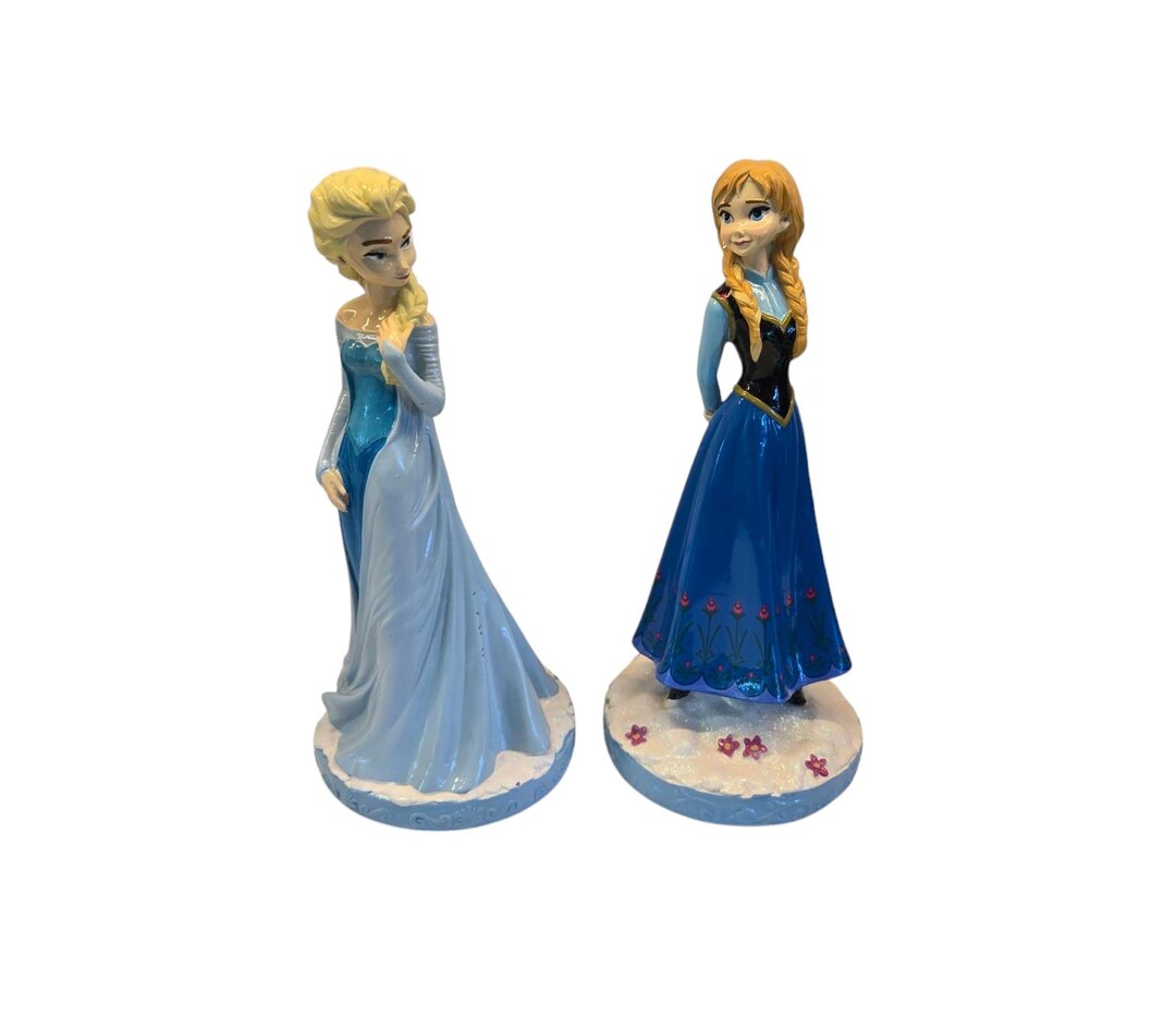 Disney Frozen Anna & Elsa 30cm Tall Figures – Gnome Factory Magic! - Etsy