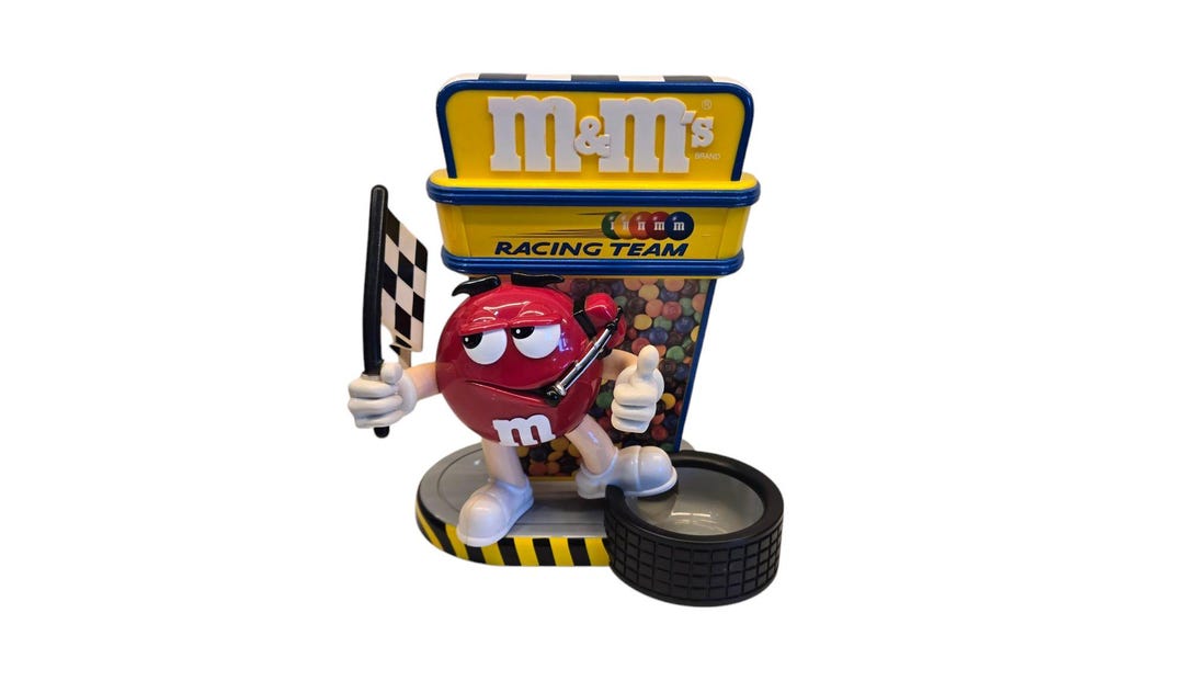 M&m’s NASCAR Racing Team Candy Dispenser – A Collector’s Must-have! - Etsy