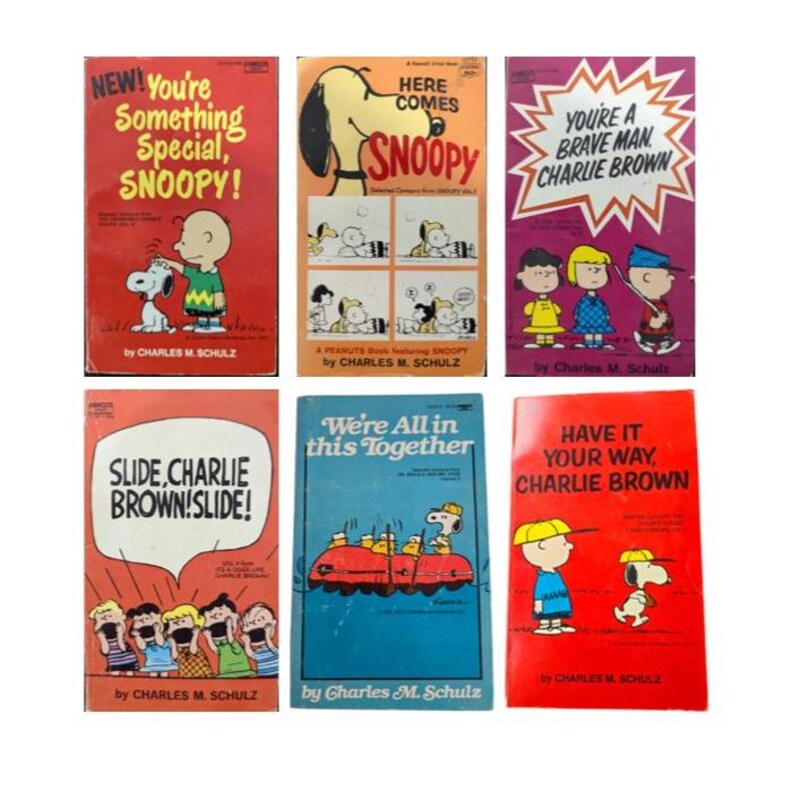 Charlie Brown Books - Etsy