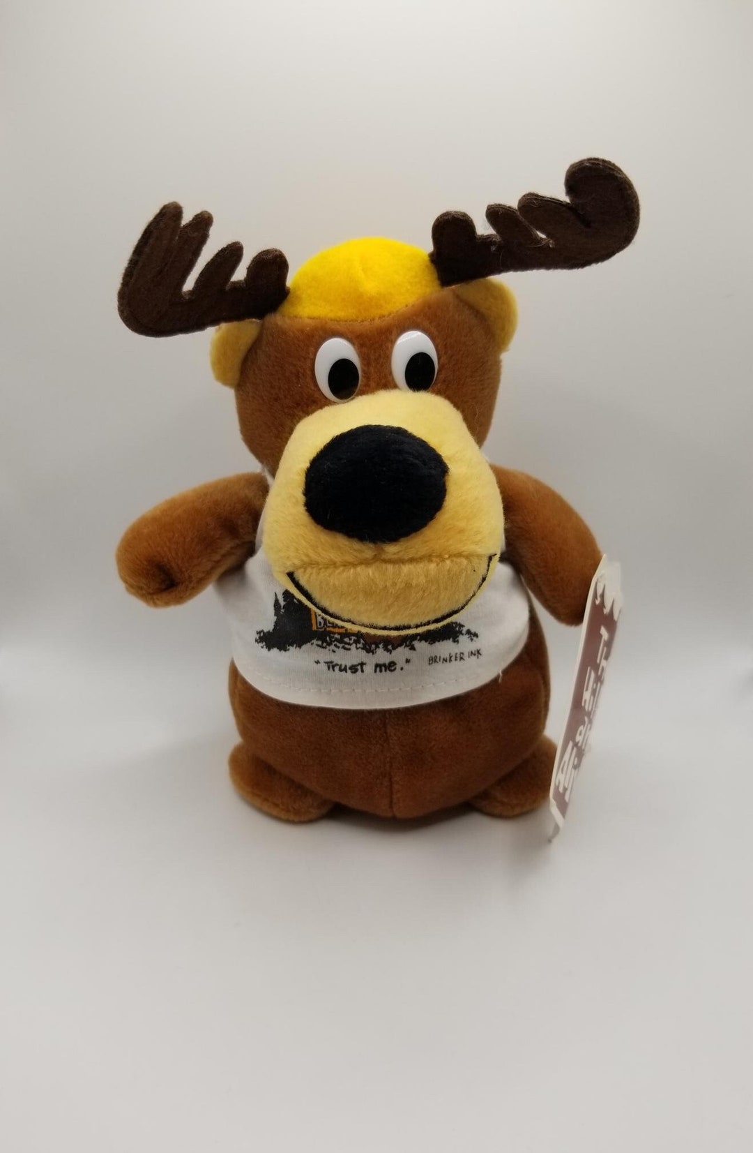 Vintage Phil Frank Brinker Ink Plush Bear Stuffy Asphalt State Park ...