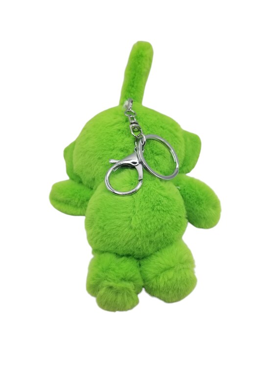 Cartoon Anime Teletubbies Plush Stuffed Keychain - Gem